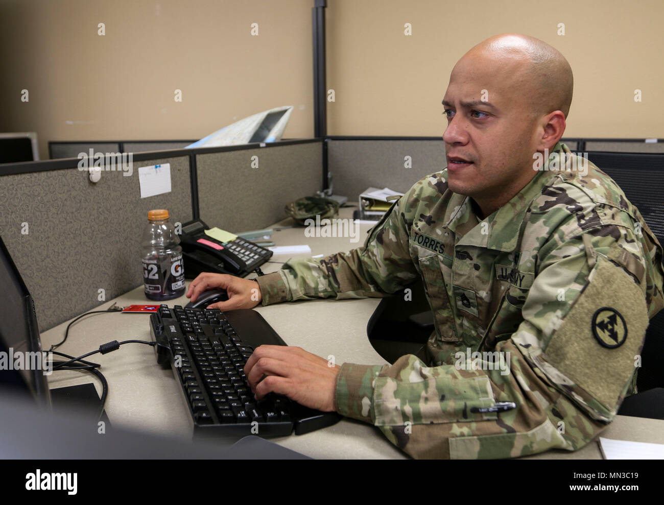 Sgt. 1st Class Alexander Torres, a human resources specialist assigned ...