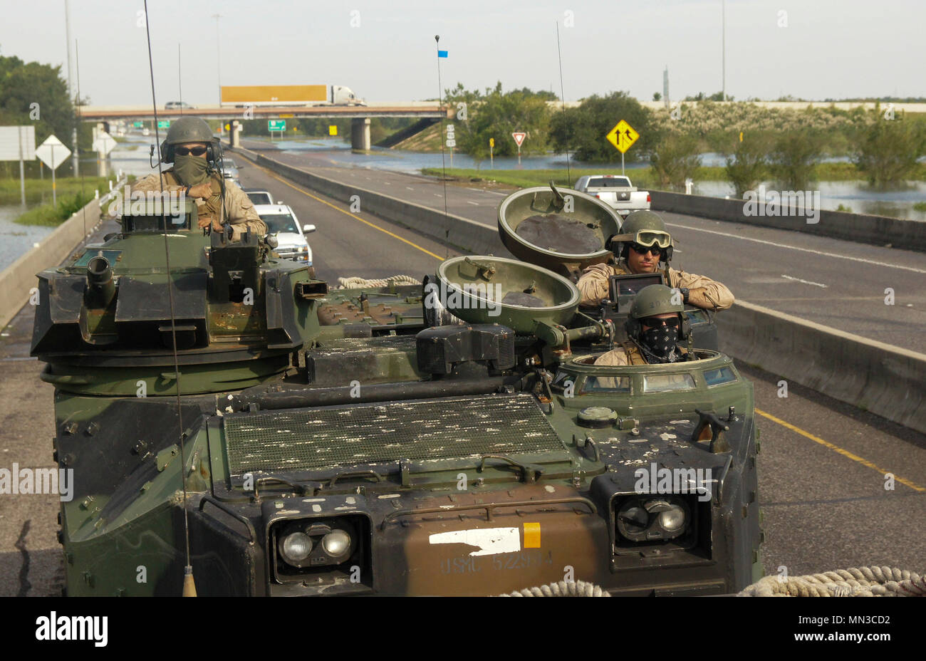 U.S. Marines with Charlie Company, 4th Assault Amphibian Battalion, 4th ...
