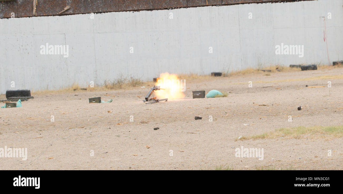 An explosion signals the detonation of ordnance during live-fire ...