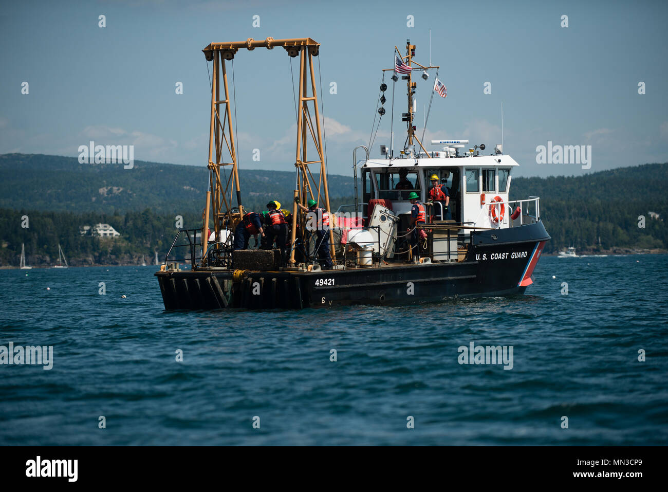 A 49-foot Buoy Utility Stern Loading (BUSL) boat from Aids to ...