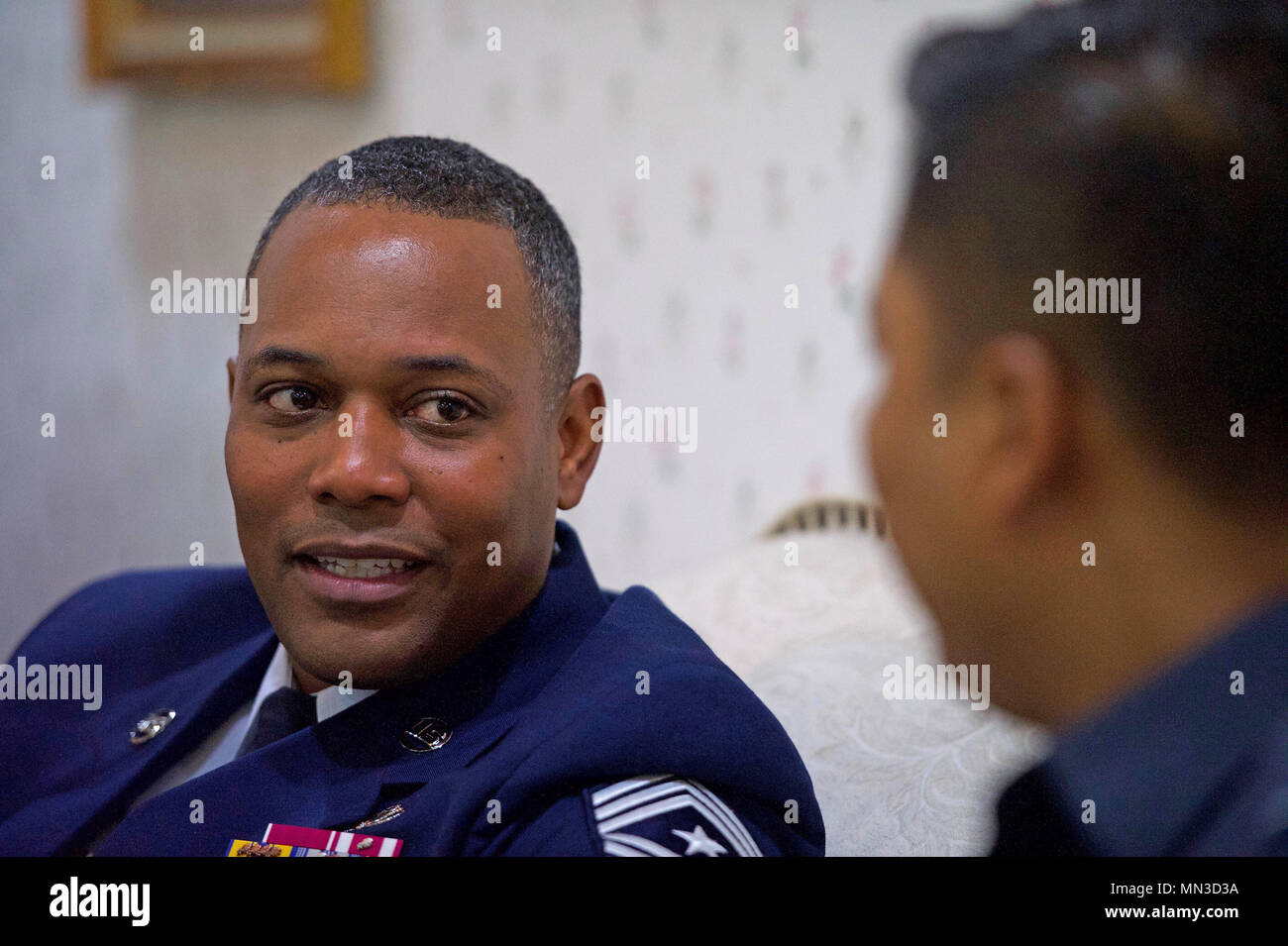 U.S. Air Force Chief Master Sgt. Anthony Johnson, Pacific Air Forces ...