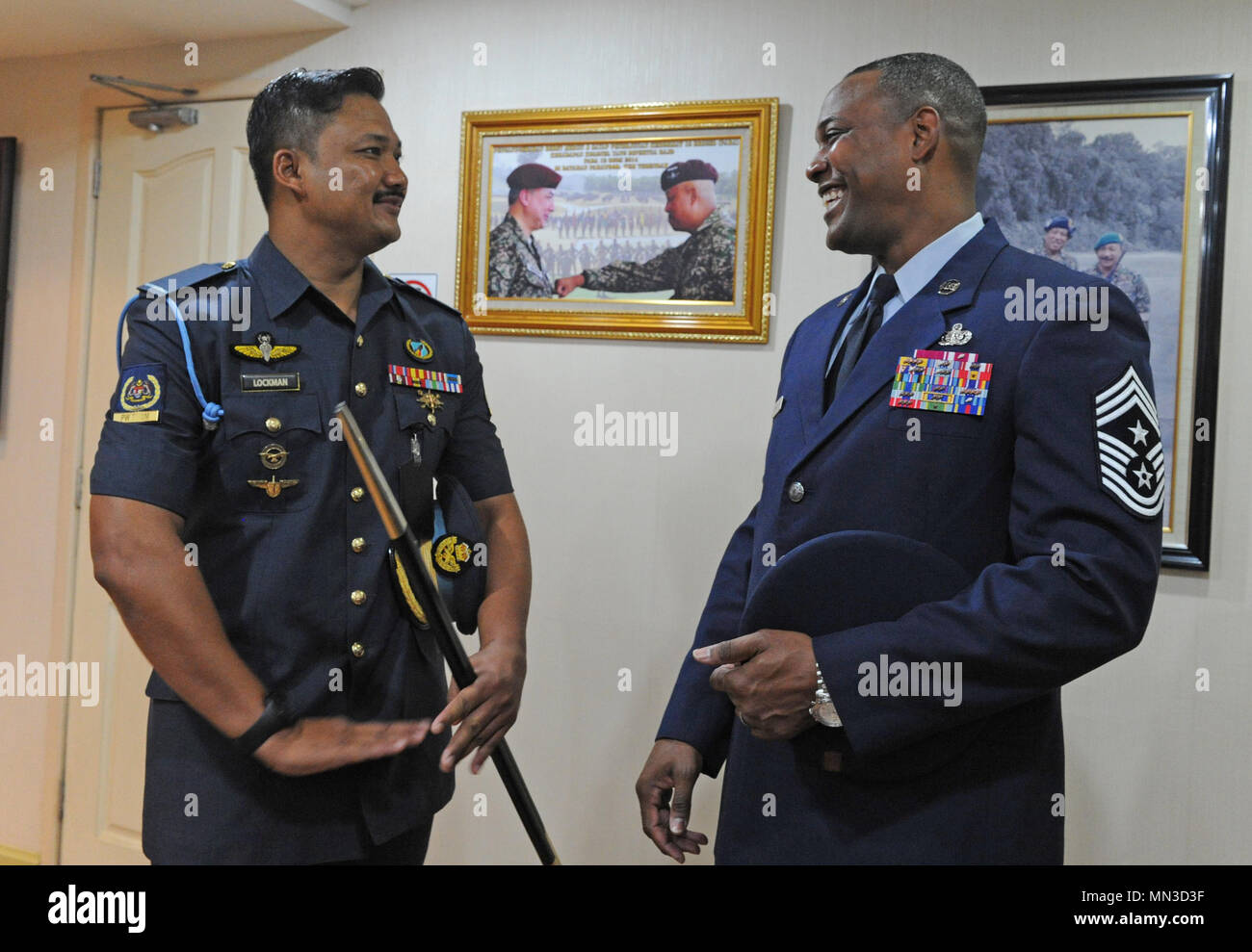 U.S. Air Force Chief Master Sgt. Anthony Johnson, Pacific Air Forces ...