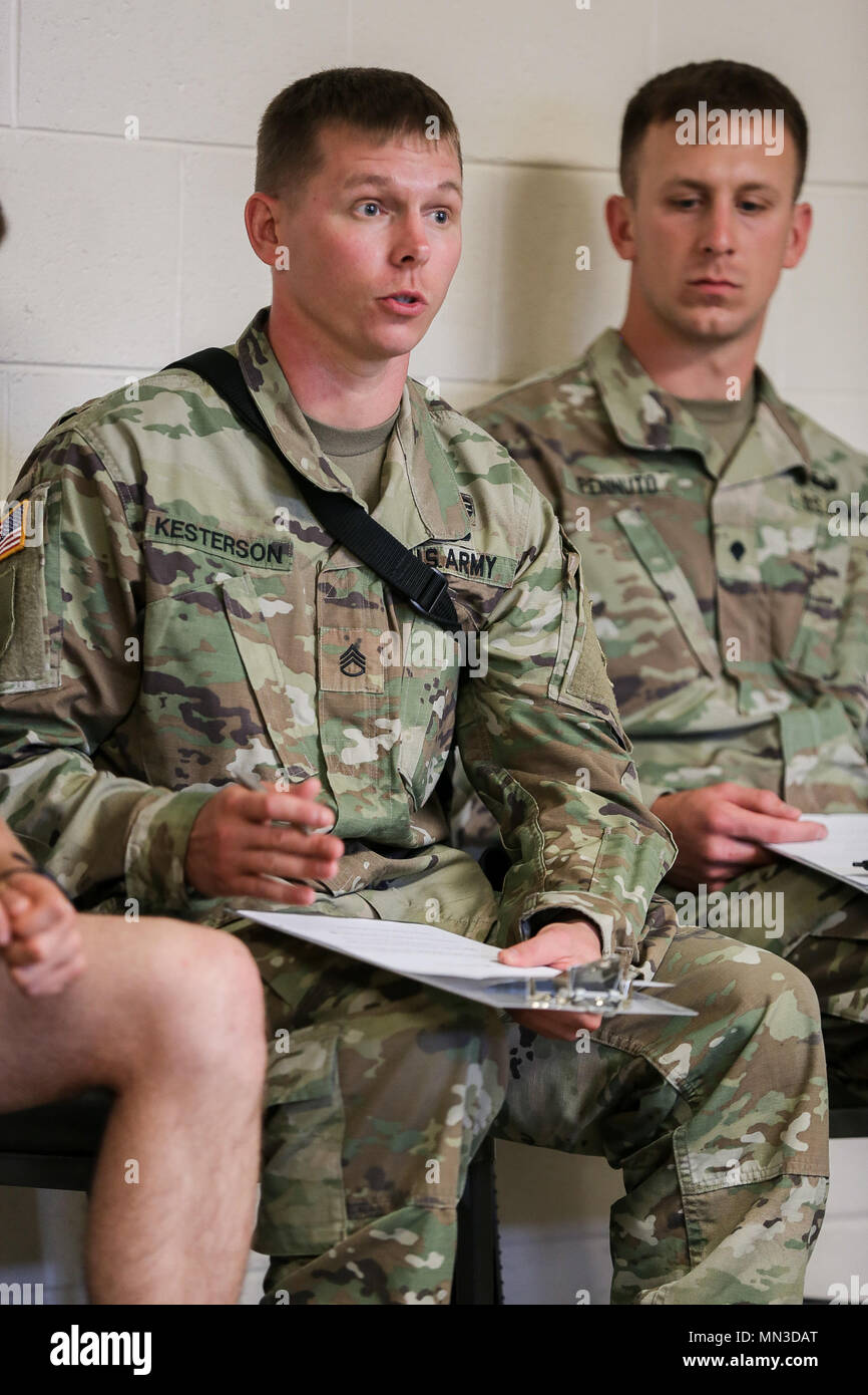 U.S. Army Staff Sgt. Marksym Khvorostyano, assigned to the 10th Army ...