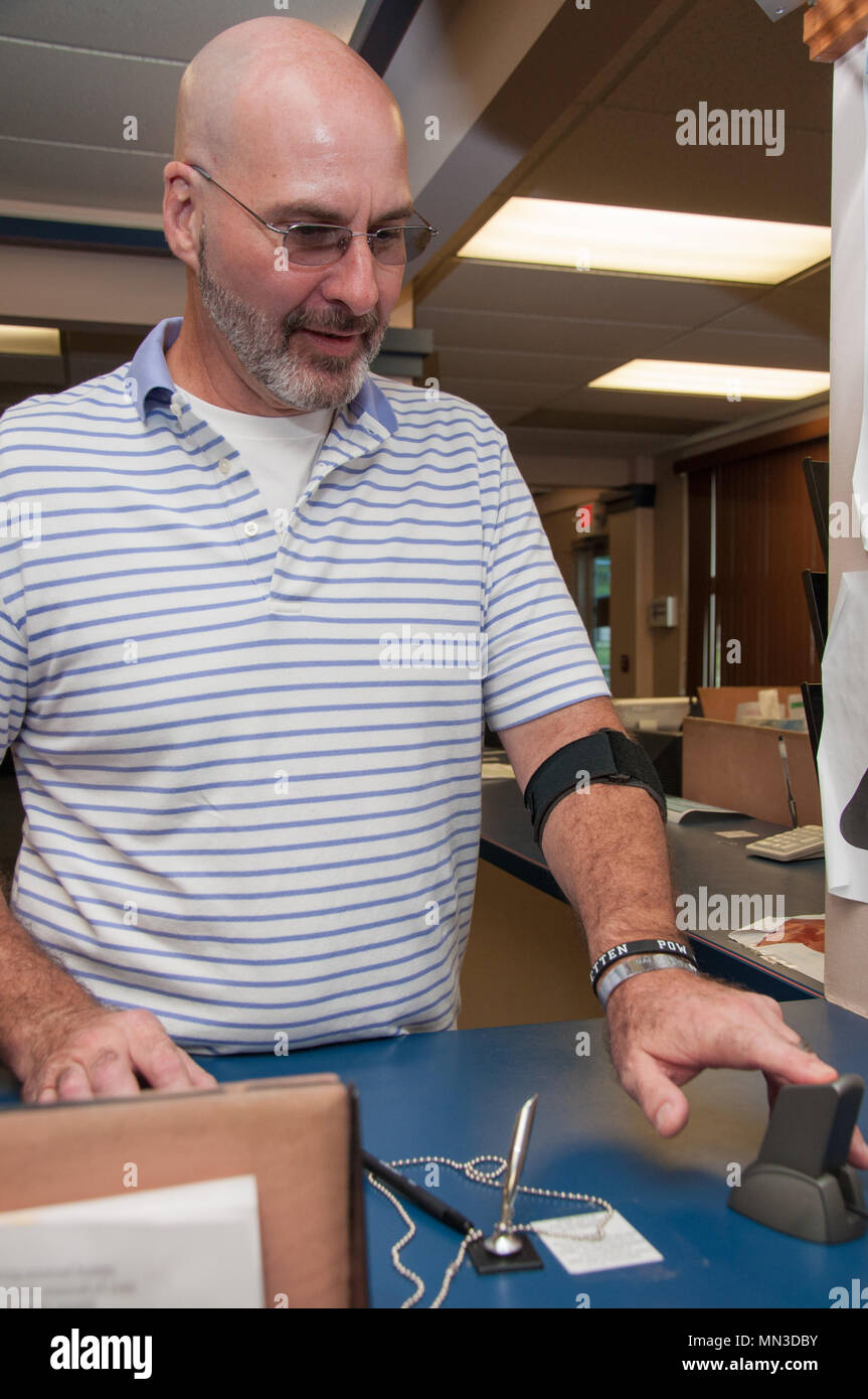 WRIGHT-PATTERSON AIR FORCE BASE, Ohio – Joseph Bryan Stuart holds his ...