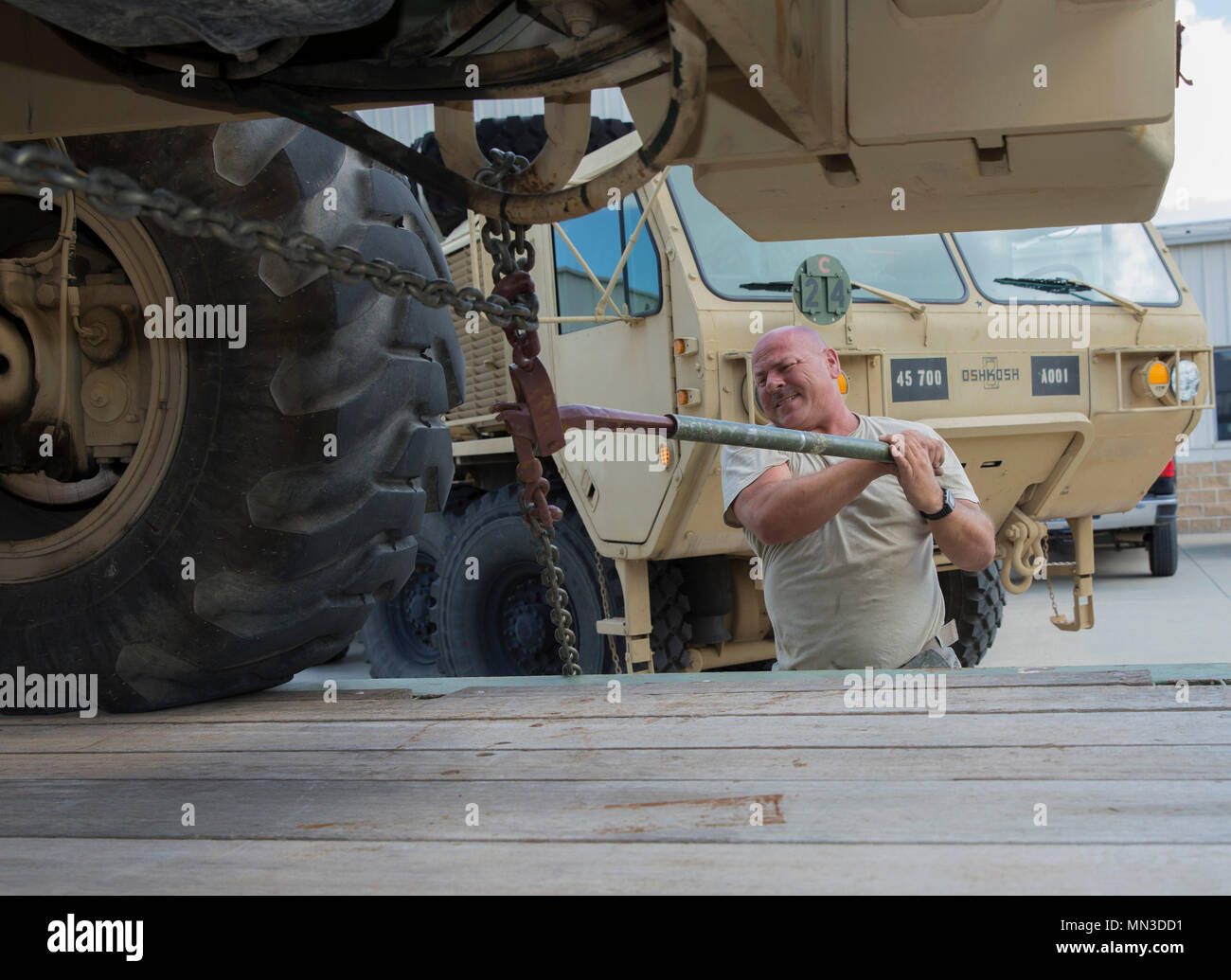 Members of Headquarters Company 700th Brigade Support Battalion, 45th ...
