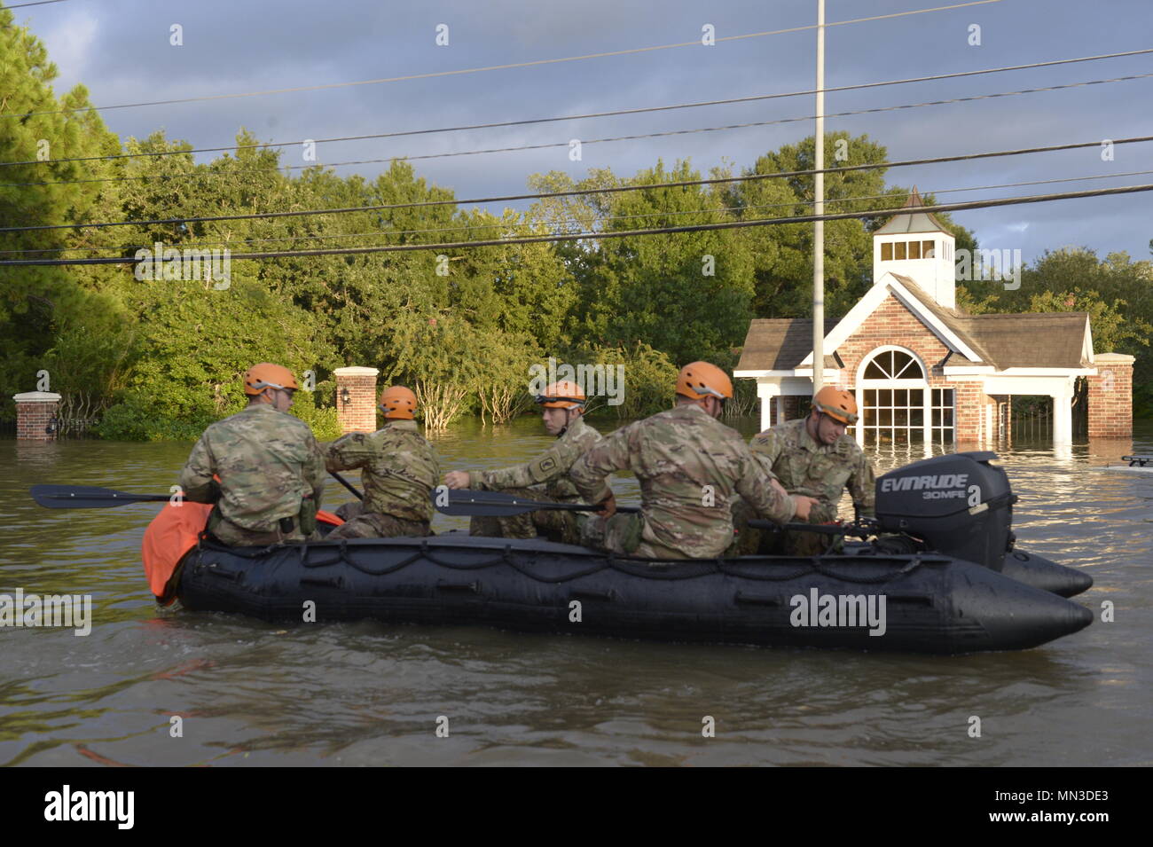 Texas Army National Guard conducted rescue reconnaissance in Katy ...