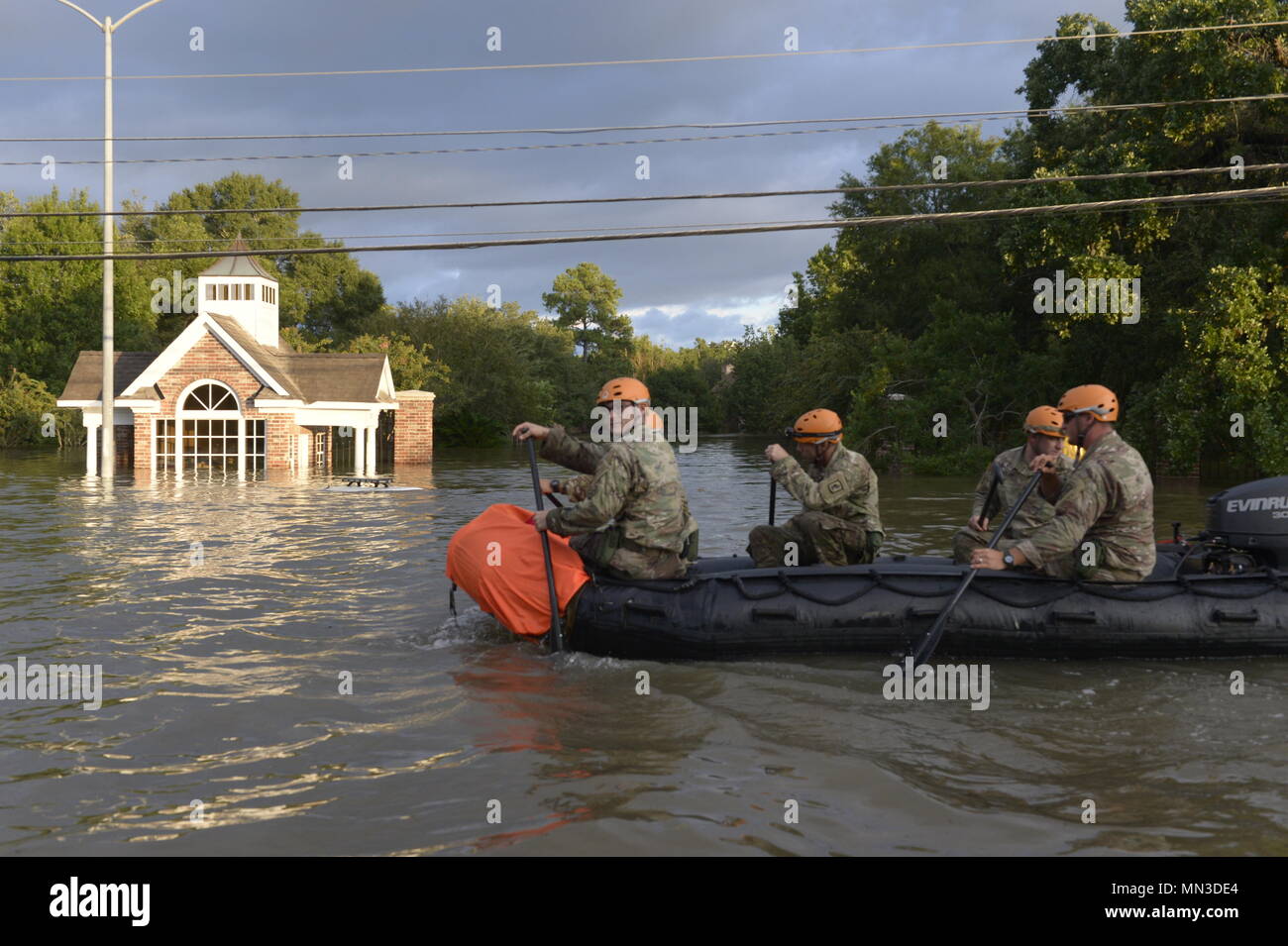 Texas Army National Guard conducted rescue reconnaissance in Katy ...