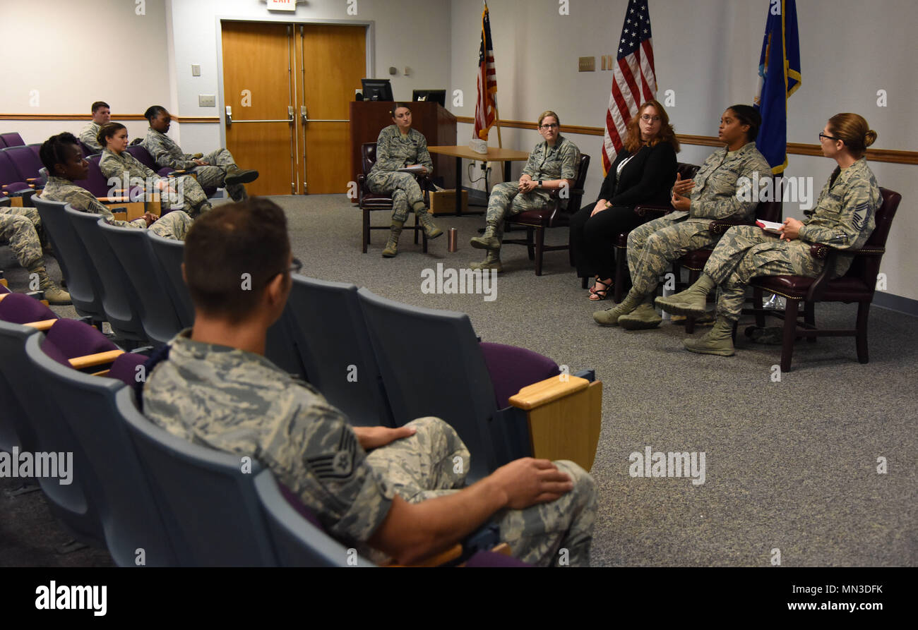 Keesler personnel attend the Women’s Equality Day Celebration Seminar ...
