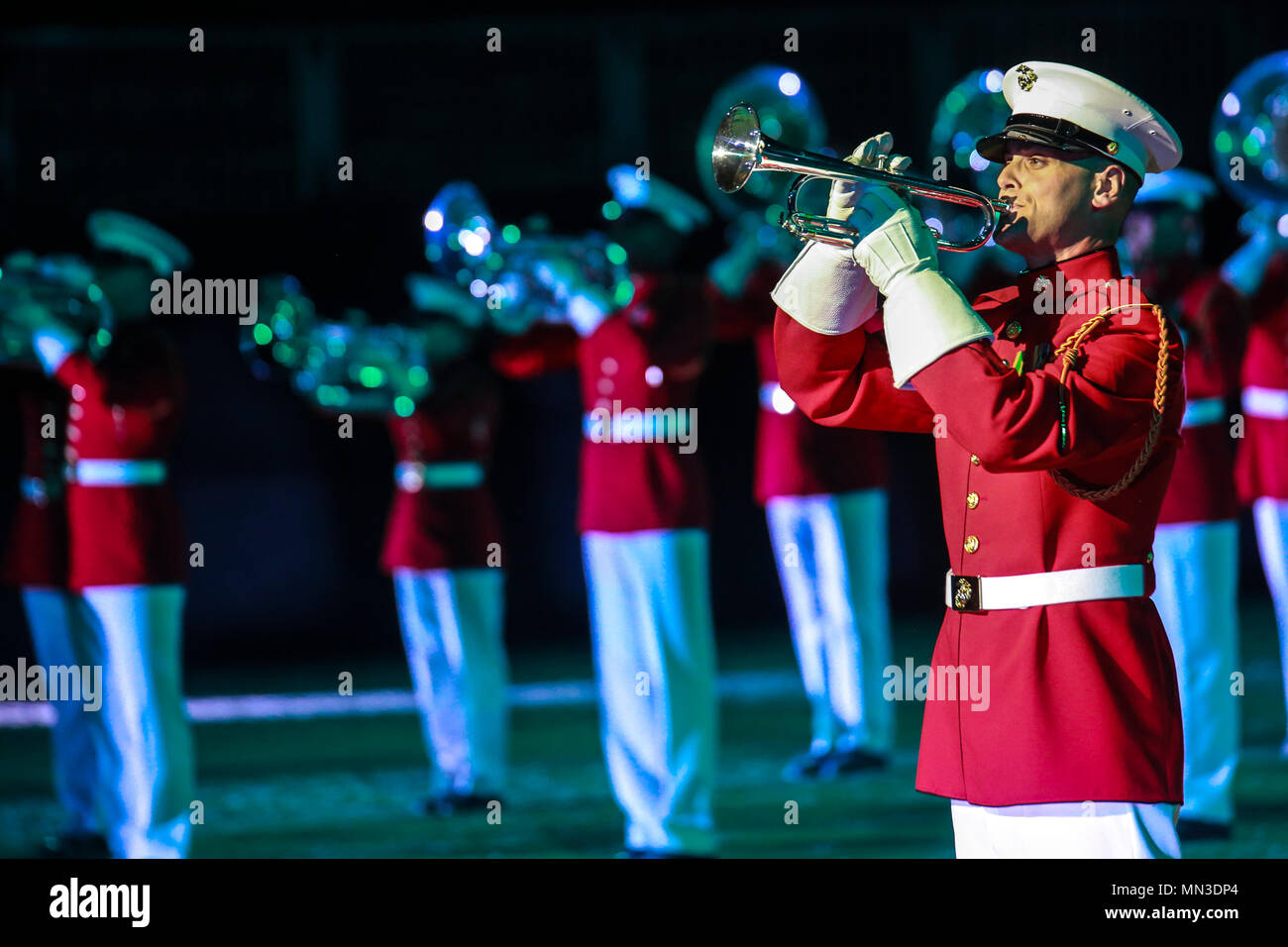 Marines with “The Commandant’s Own” U.S. Marine Drum & Bugle Corps ...