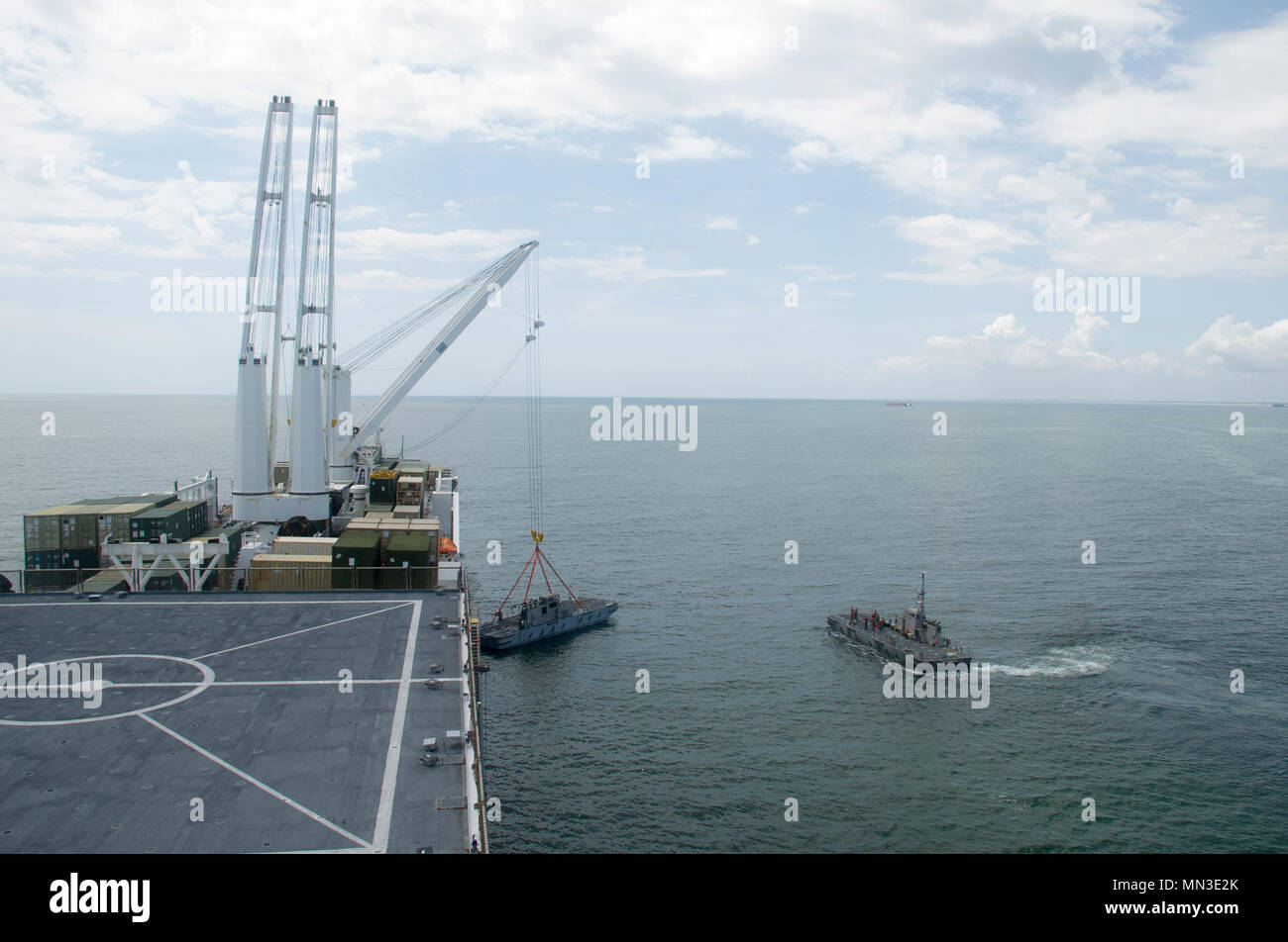 170809-N-VO150-292 (Aug. 9, 2017) An Improved Navy Lighterage System ...