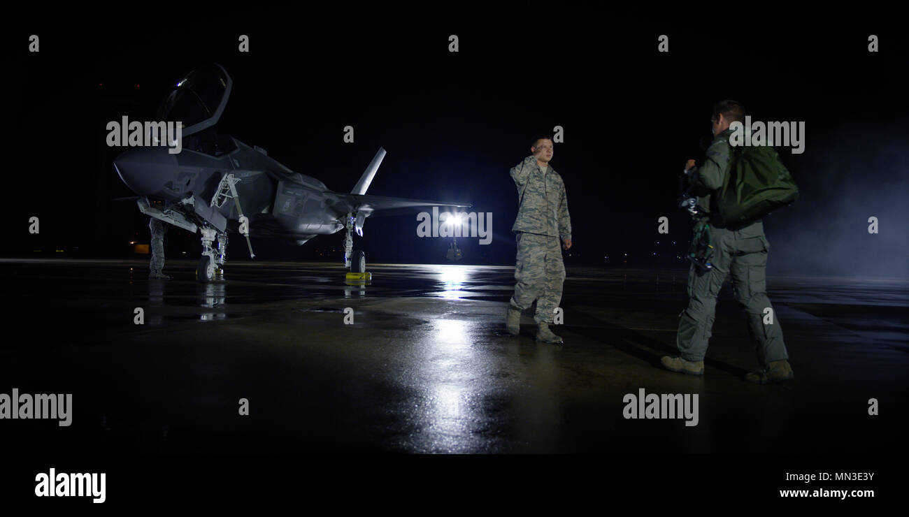 Staff Sgt. Frank Anderson, F-35A Crew Chief from the 34th Aircraft ...