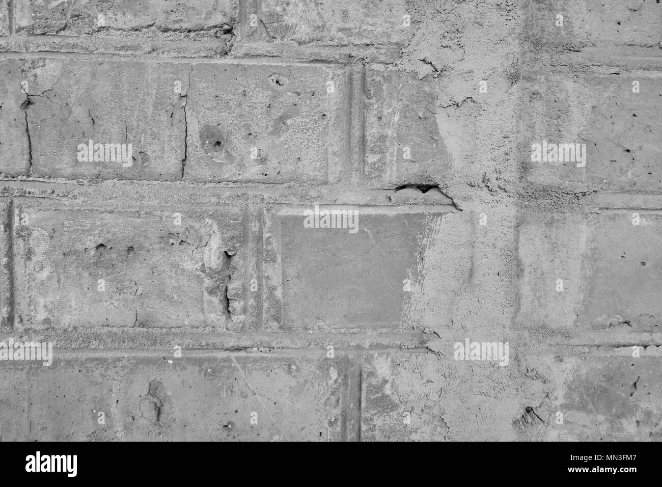 Extreme close up view of exterior brick wall Stock Photo - Alamy