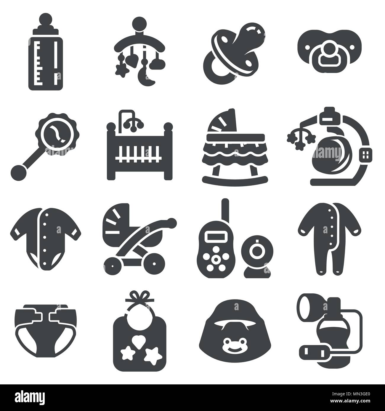 Baby boy pacifier in Cut Out Stock Images & Pictures - Alamy