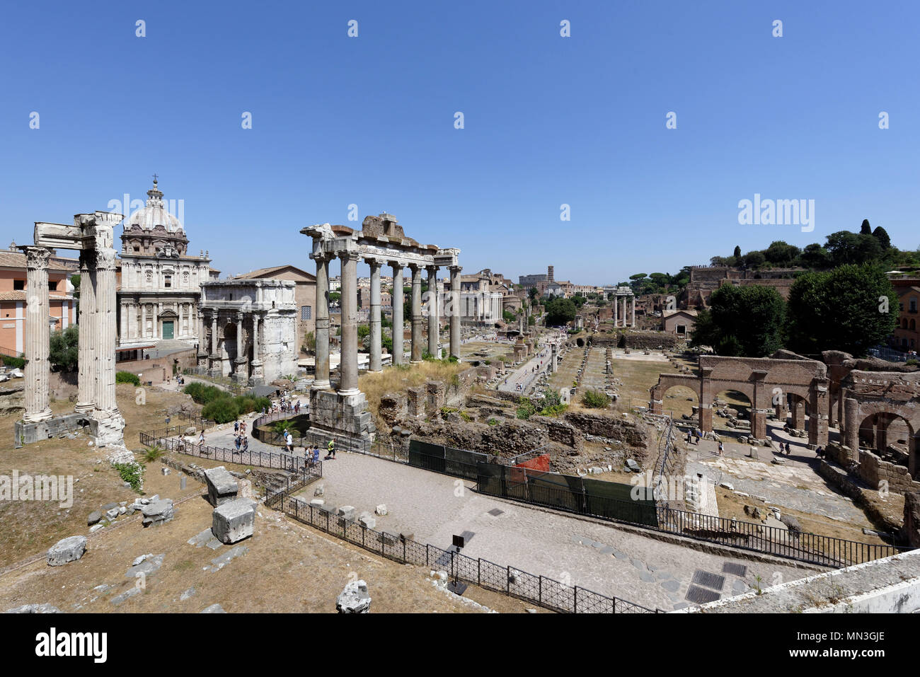 The Roman Forum which was the centre of political, commercial and ...