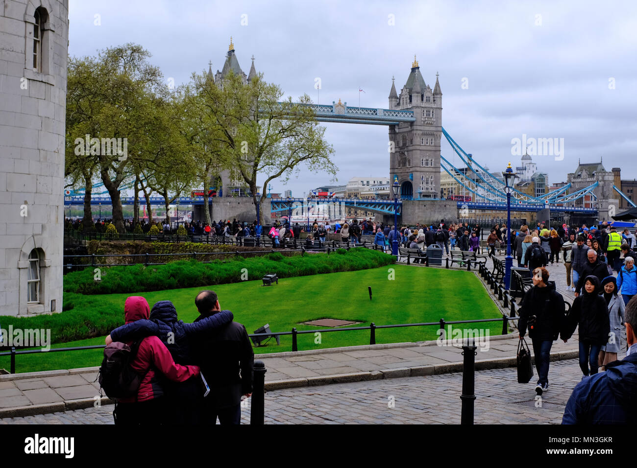 View of Tower Bridge from The Tower of London UK Stock Photo - Alamy