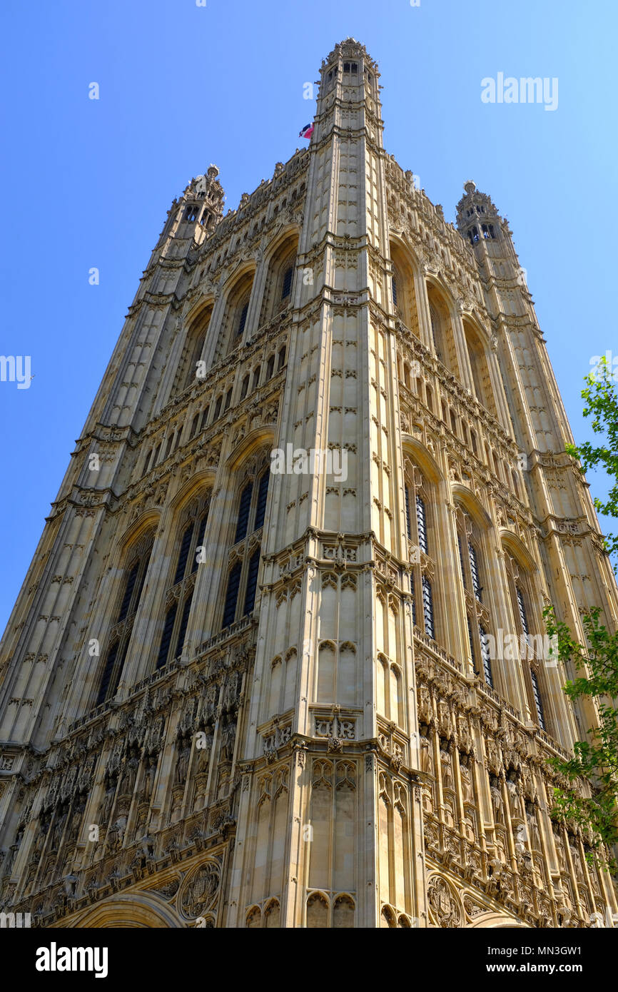 Victoria Tower - Palace of Westminster, London Stock Photo - Alamy