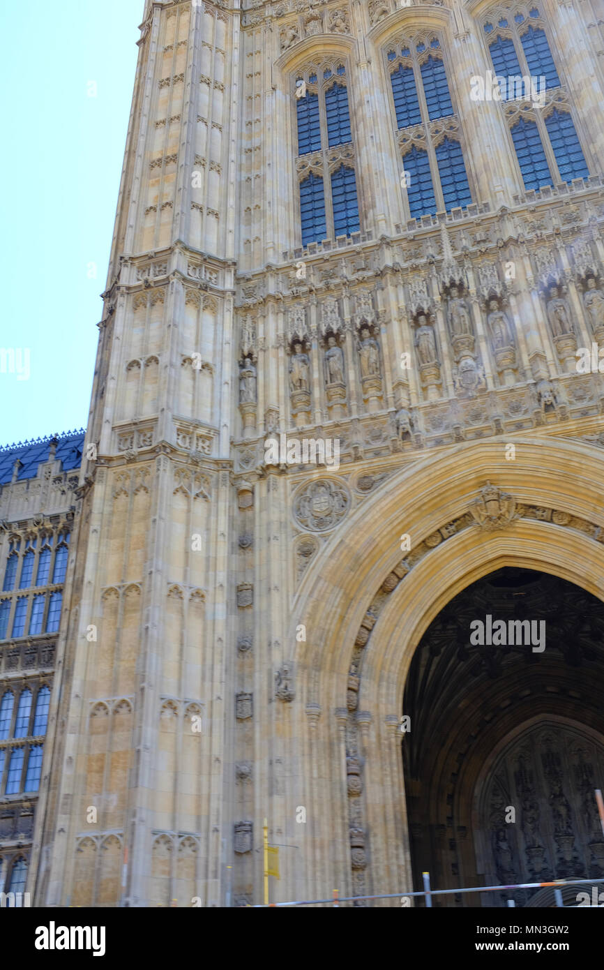Victoria Tower - Palace of Westminster, London Stock Photo - Alamy