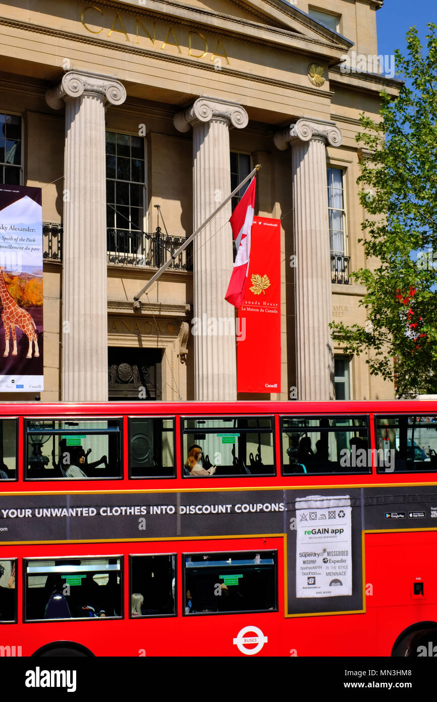 Canadian High Commission - London Stock Photo - Alamy