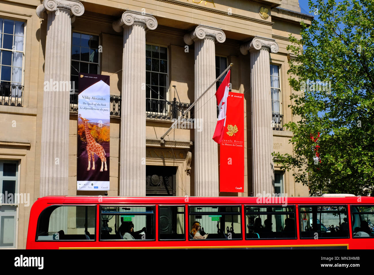 Canadian High Commission - London Stock Photo - Alamy