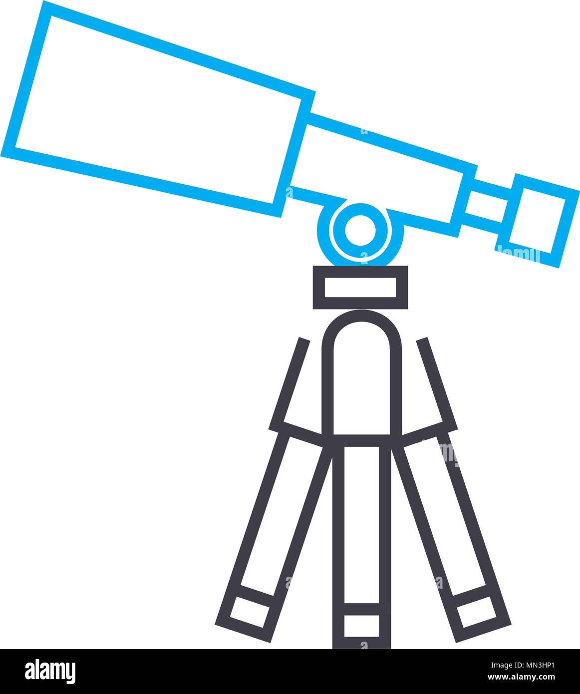 Business vision vector thin line stroke icon. Business vision outline ...