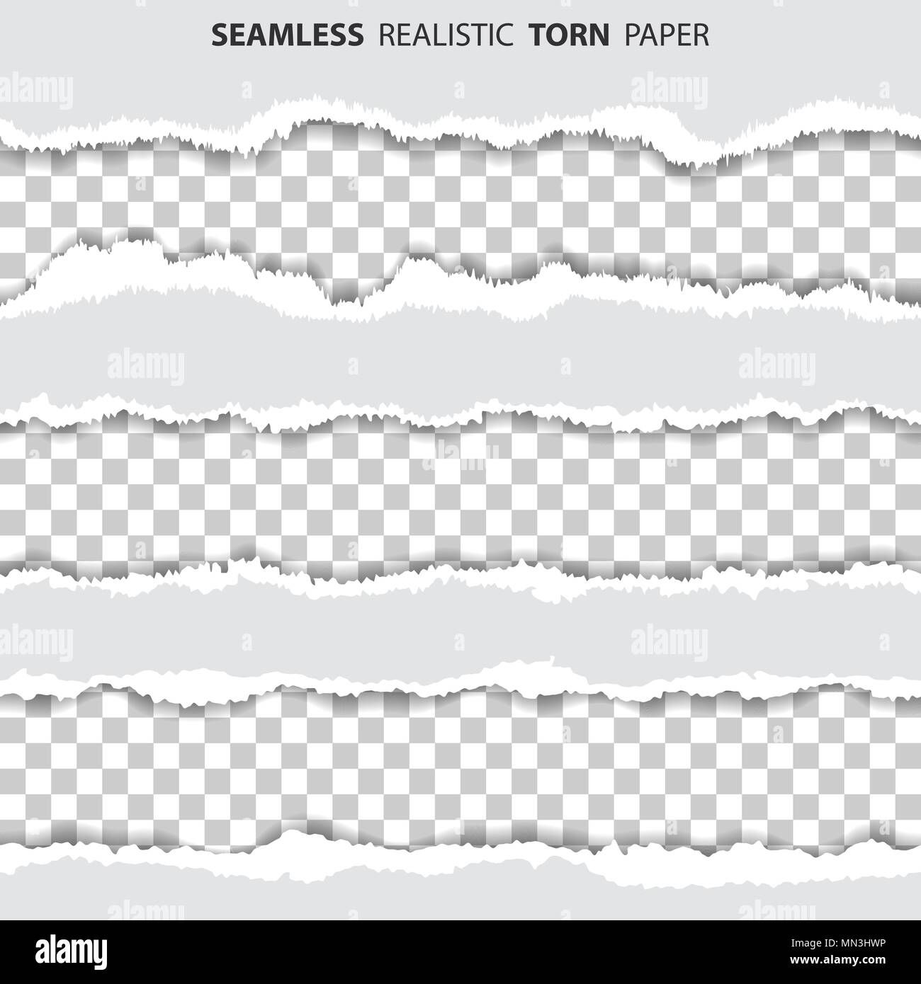 Seamless ripped edge frame Stock Vector Images - Alamy