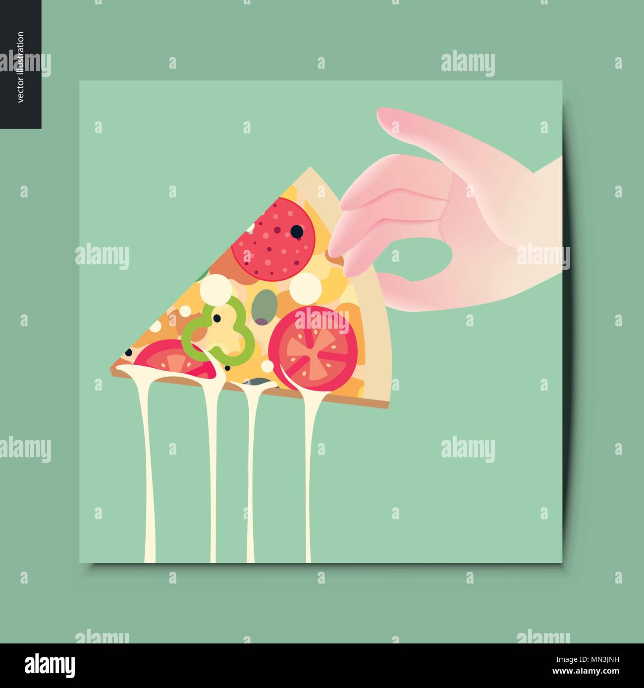 Melted bell Stock Vector Images - Alamy