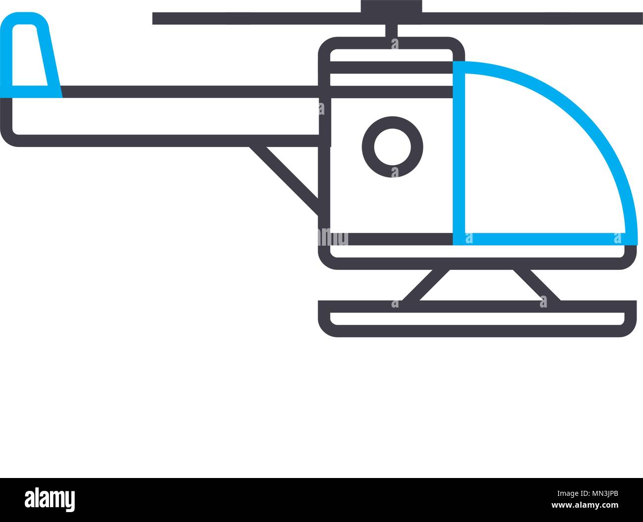 Robinson r44 helicopter Stock Vector Images - Alamy