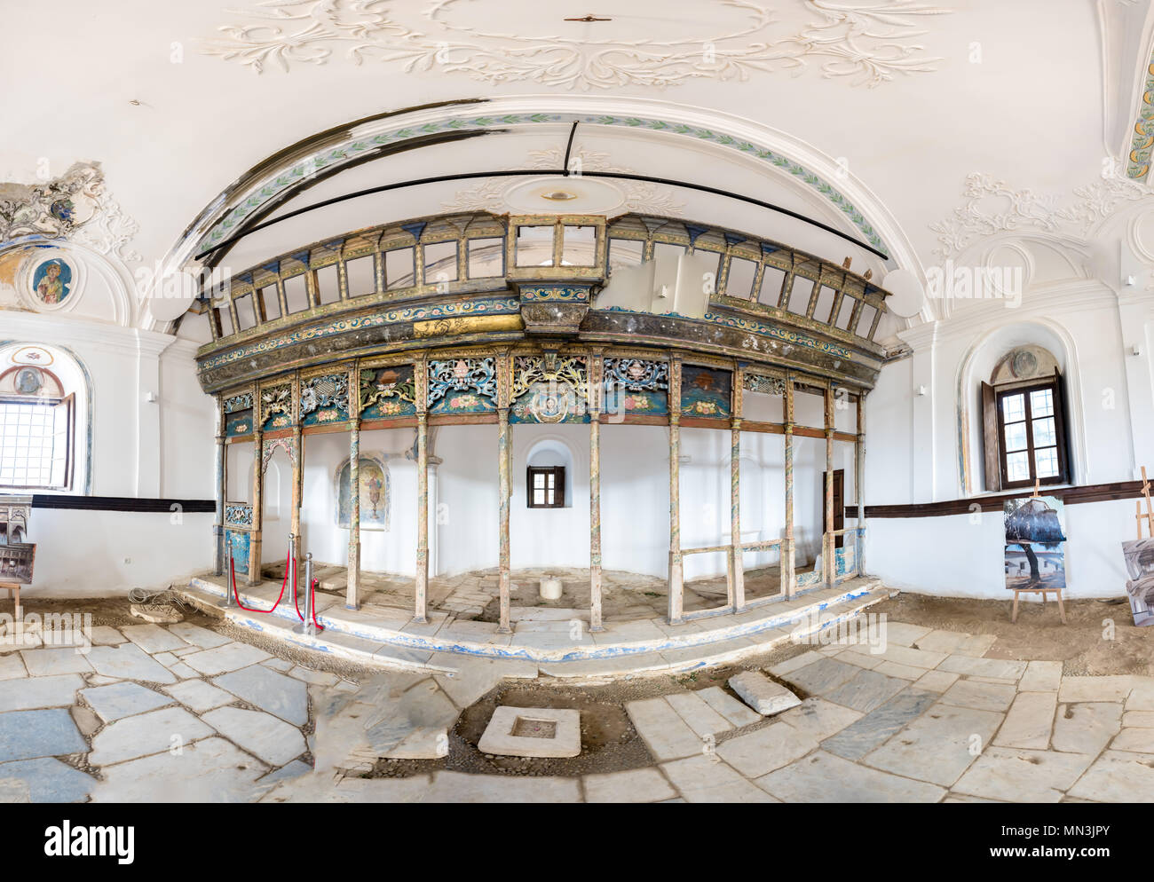 High Resolution interior view of Ayasosti Church at village of Sirince ...