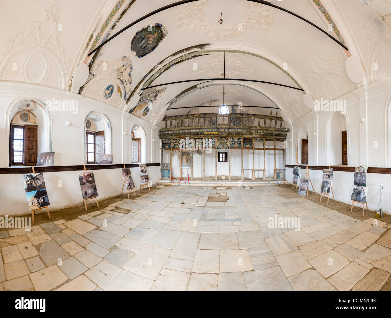 High Resolution interior view of Ayasosti Church at village of Sirince ...