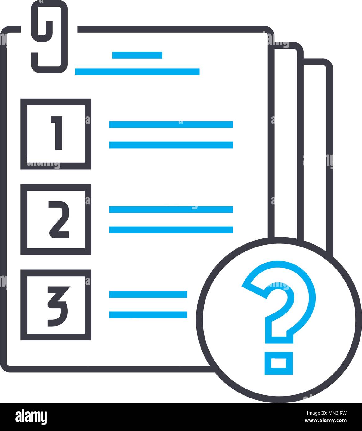 Conducting a survey Stock Vector Images - Alamy