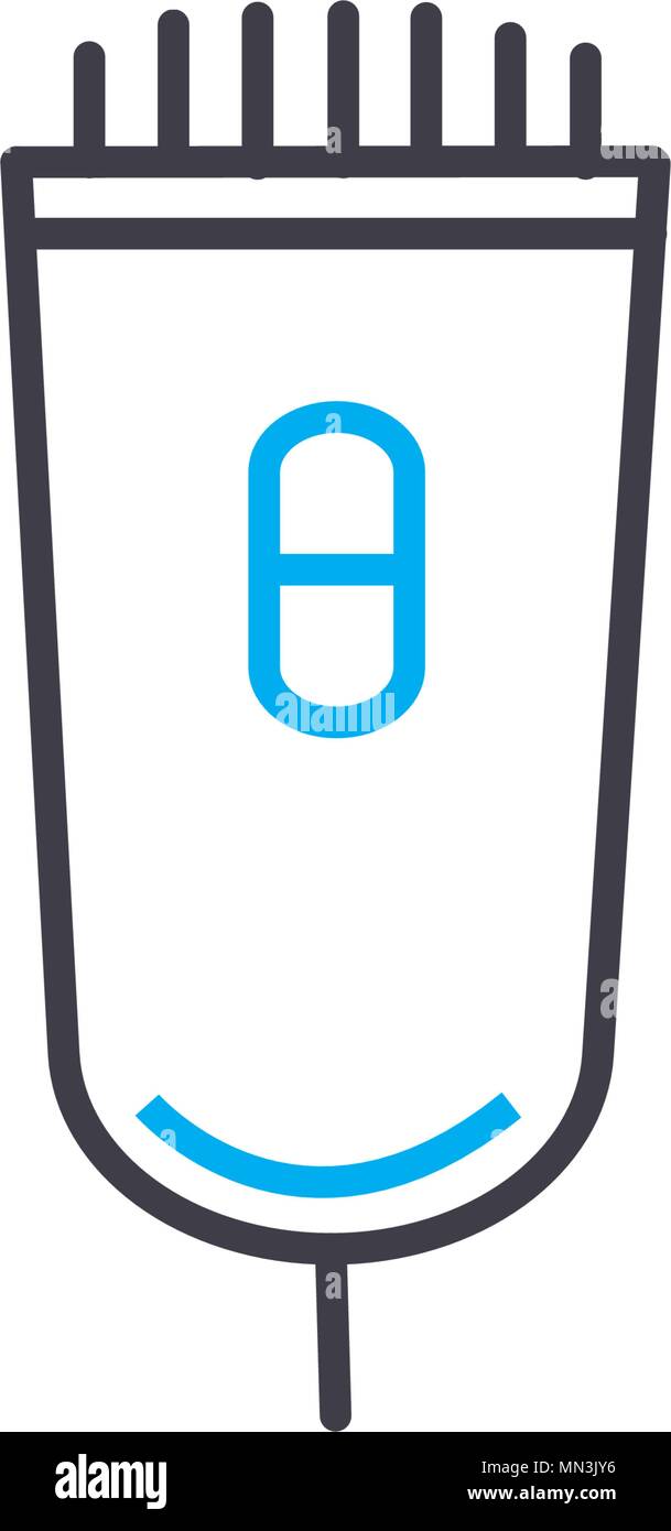 Electric razor vector thin line stroke icon. Electric razor outline ...