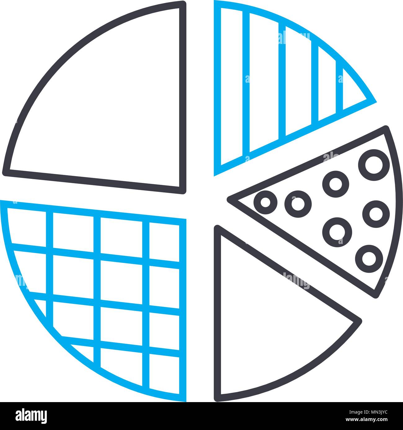 Elements designation vector thin line stroke icon. Elements designation ...