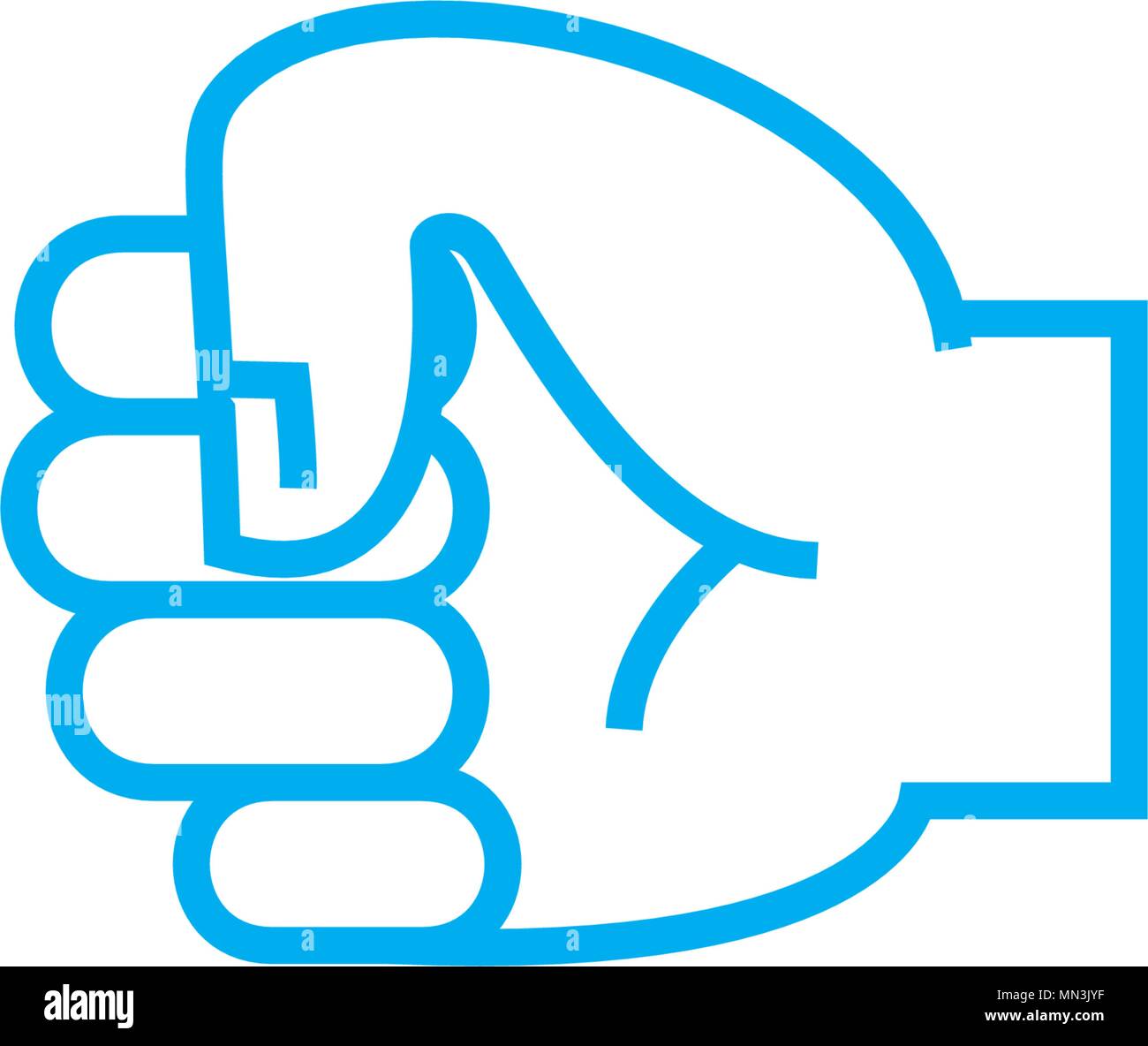 Enduring struggle vector thin line stroke icon. Enduring struggle ...