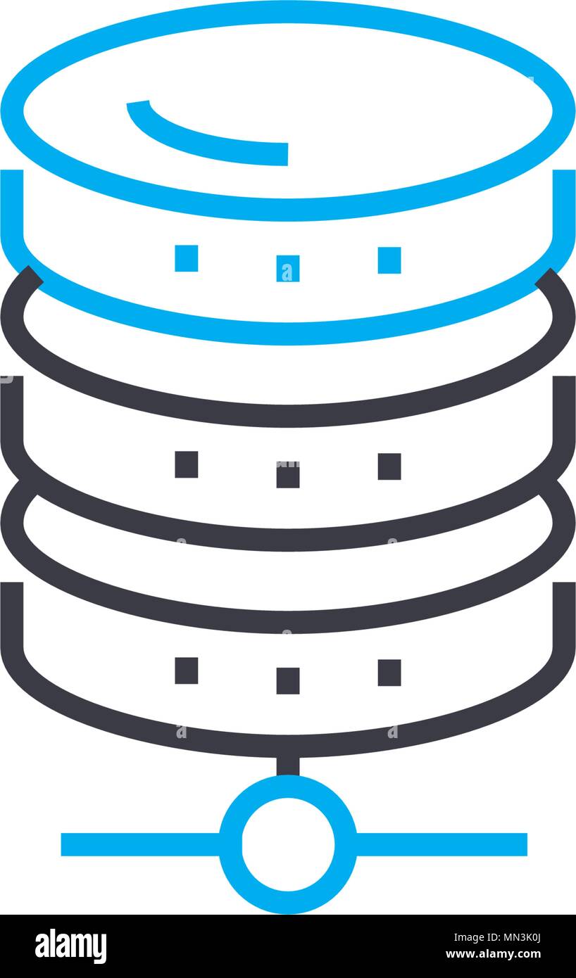 Financial indicators vector thin line stroke icon. Financial indicators ...