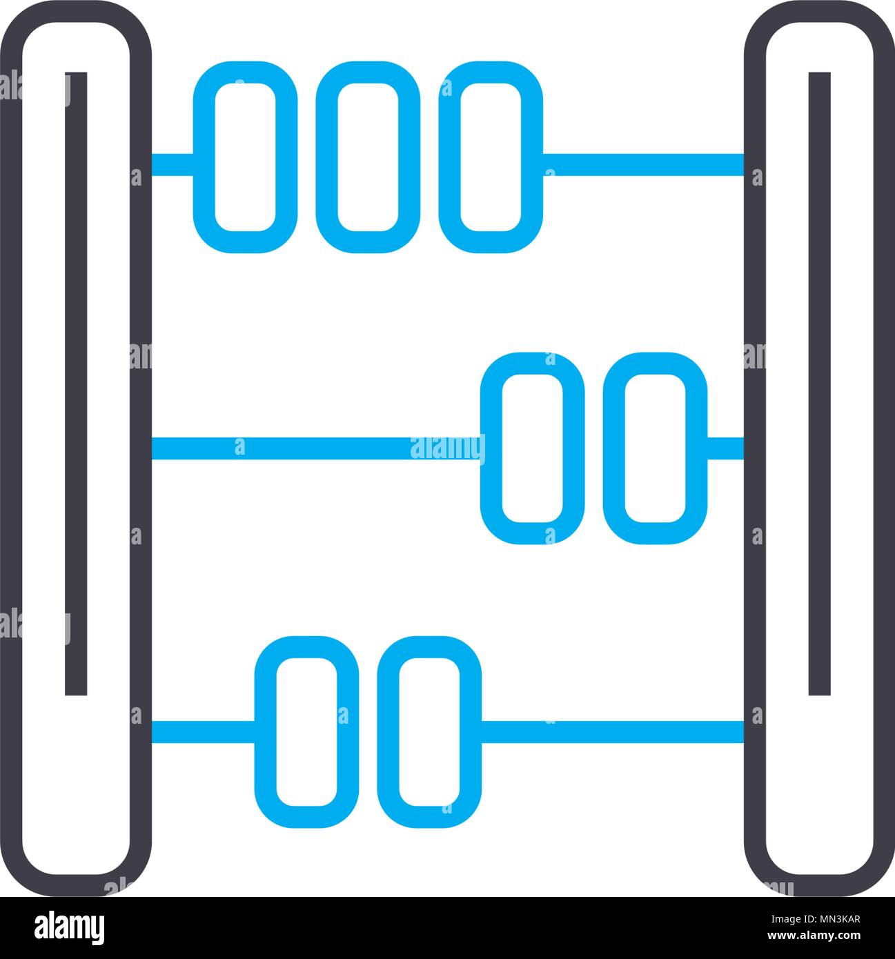Mathematical calculations vector thin line stroke icon. Mathematical ... Mathematical calculations vector thin line stroke icon. Mathematical ...