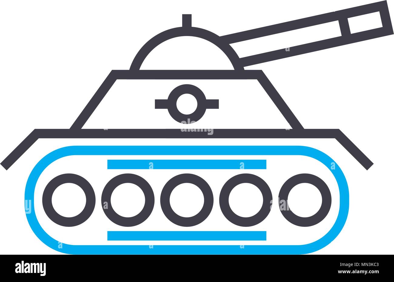 Military units vector thin line stroke icon. Military units outline ...