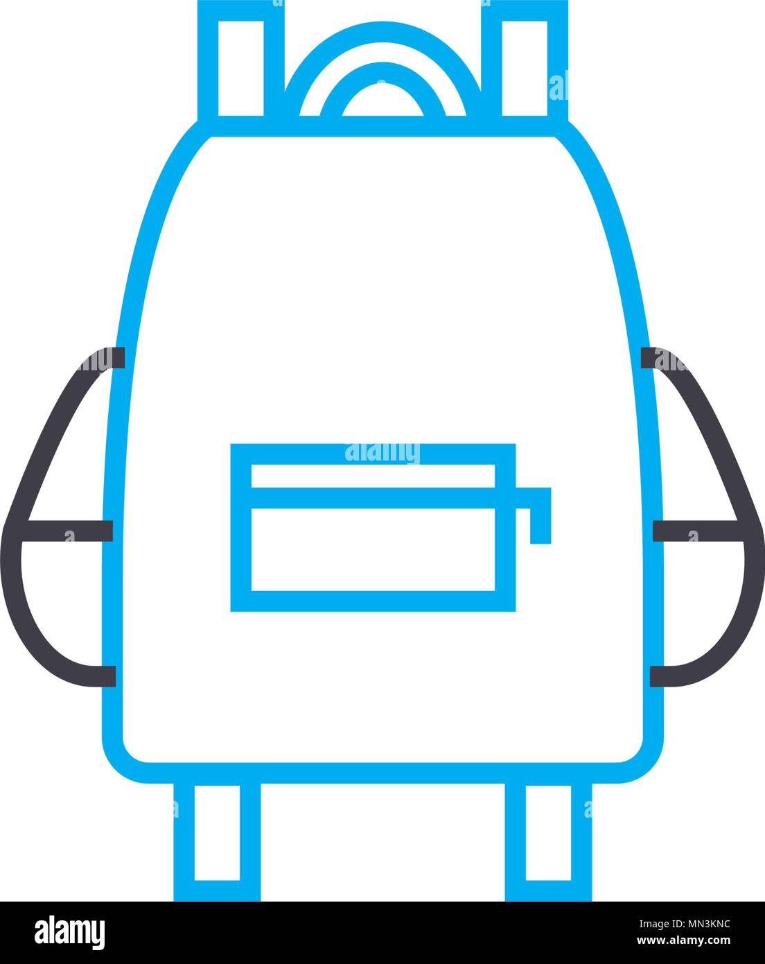 Stock of knowledge vector thin line stroke icon. Stock of knowledge ...