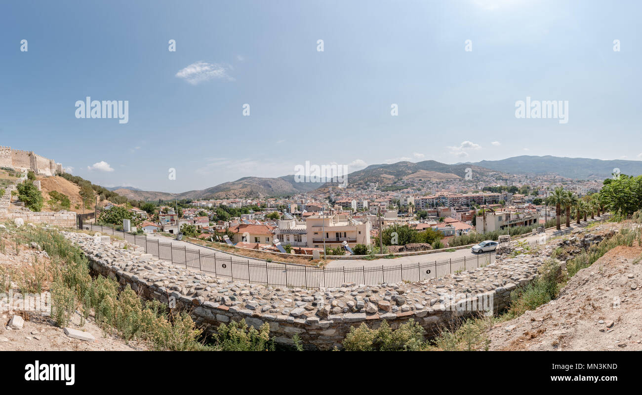 High Resolution exterior panoramic view of Selcuk Town,one of most ...