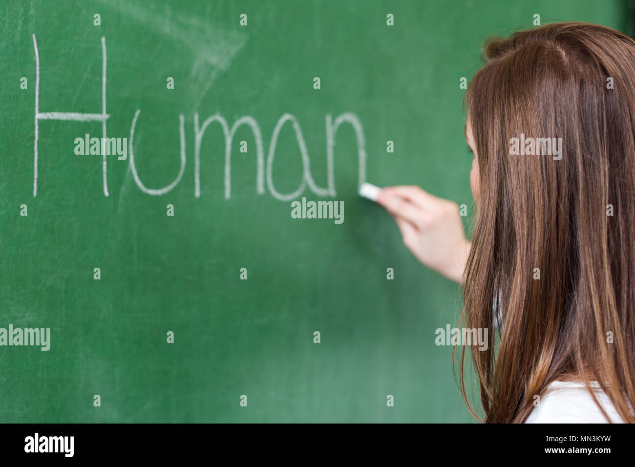 High school female biology teacher hi-res stock photography and images ...