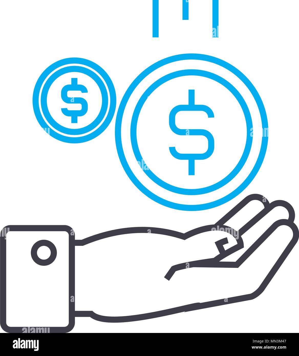 Cash inflow 11 vector thin line stroke icon. Cash inflow 11 outline ... Cash inflow 11 vector thin line stroke icon. Cash inflow 11 outline ...