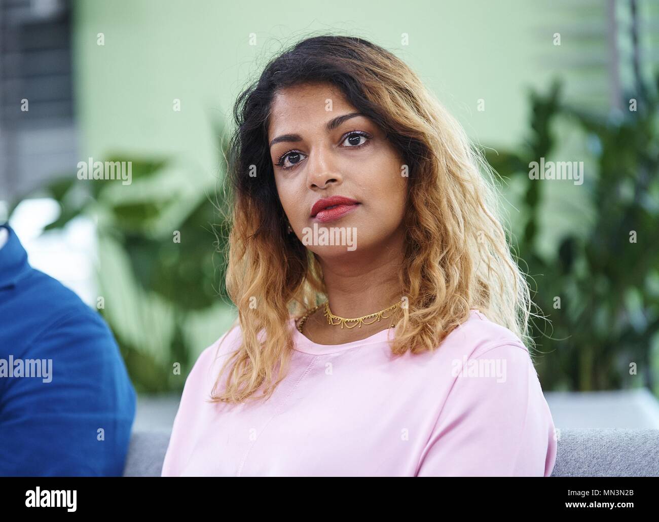British - Sri Lankan rapper M.I.A. (Mathangi "Maya" Arulpragasam ...