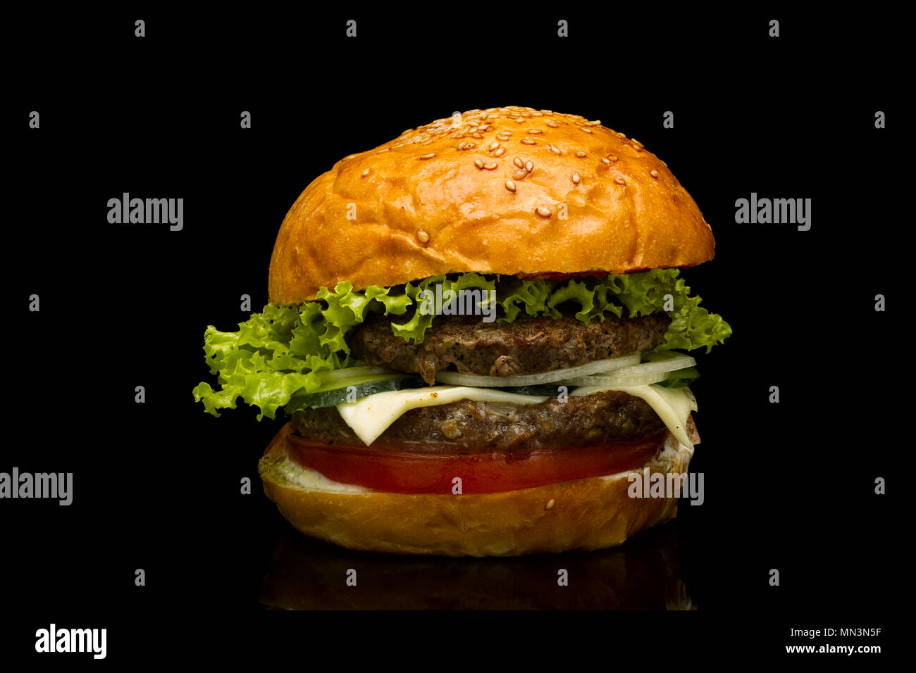 Studio light burger hi-res stock photography and images - Alamy