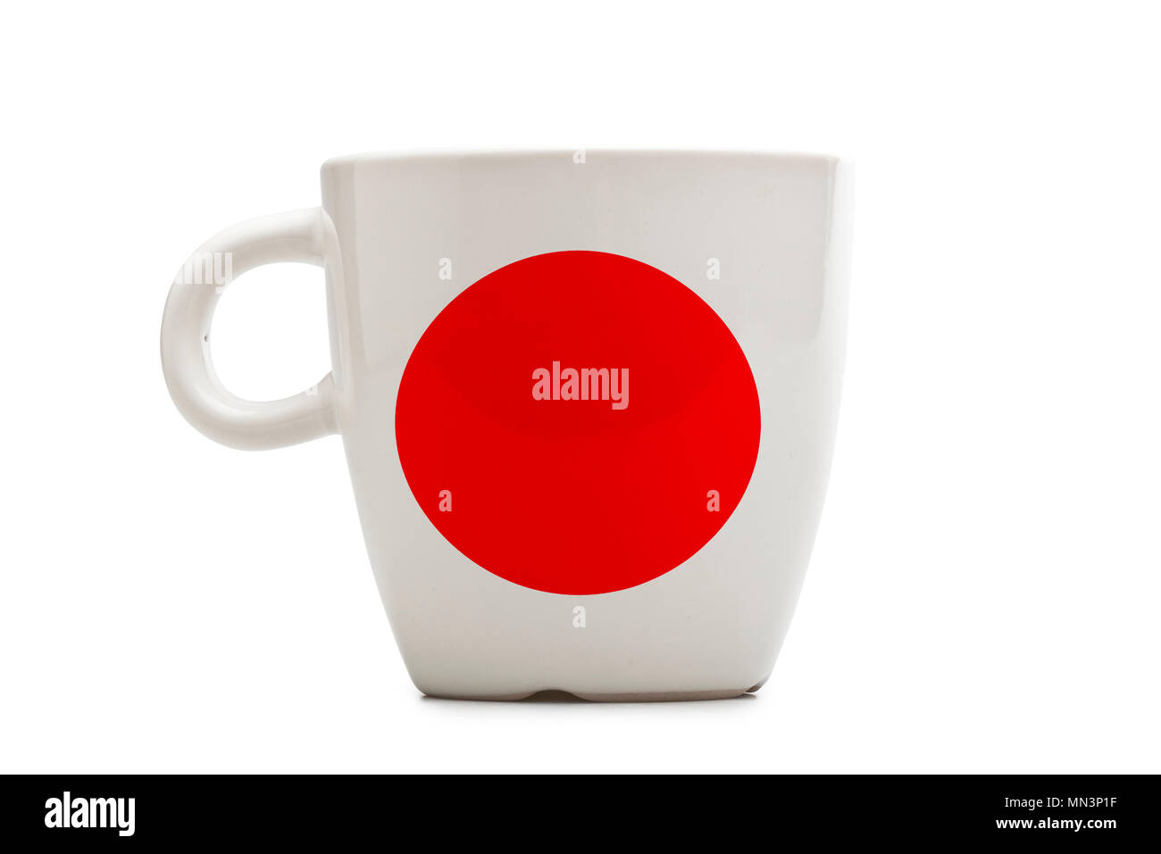 Elegant tea or cafe flagged mug isolated. Japan flag Stock Photo - Alamy