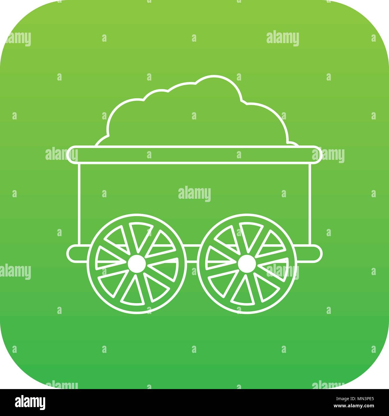 Train wagon icon green vector Stock Vector Image & Art - Alamy