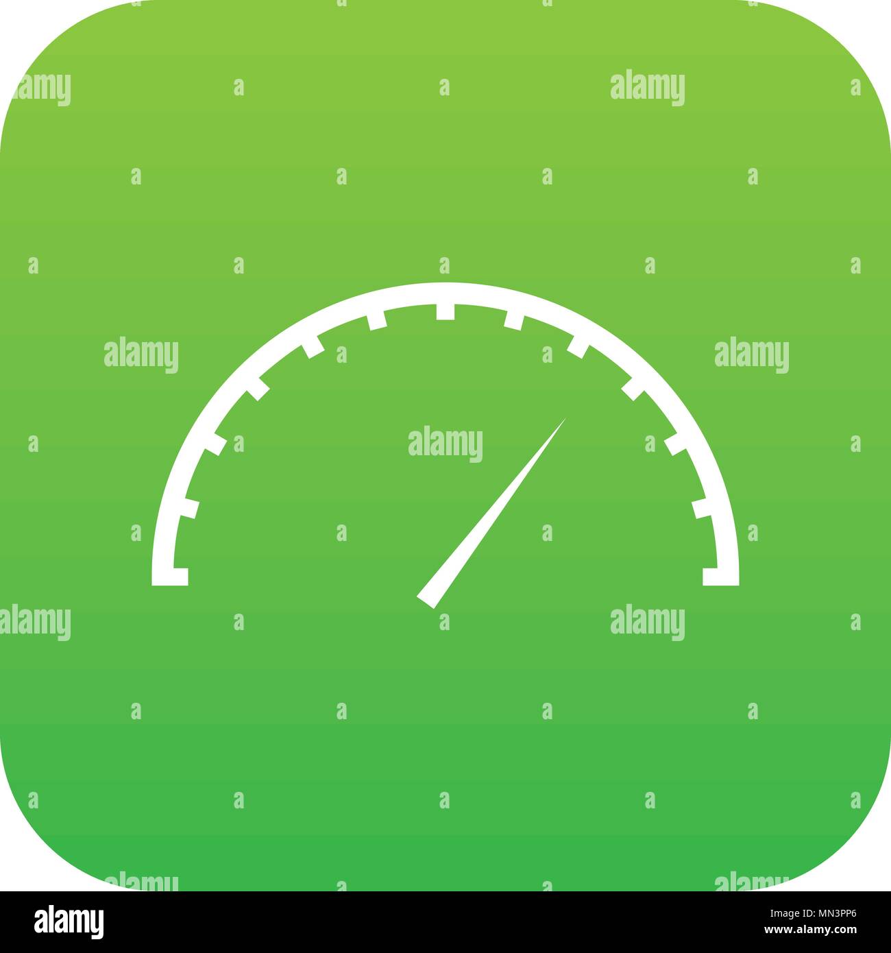 Speedometer icon digital green Stock Vector Image & Art - Alamy