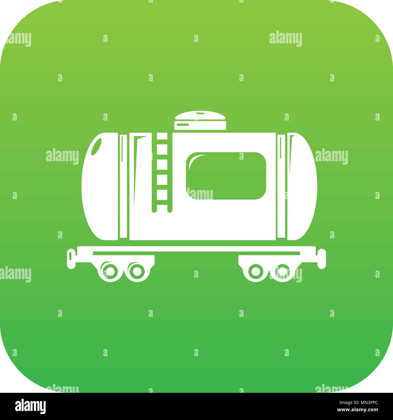 Gasoline railroad tanker icon green vector Stock Vector Image & Art - Alamy