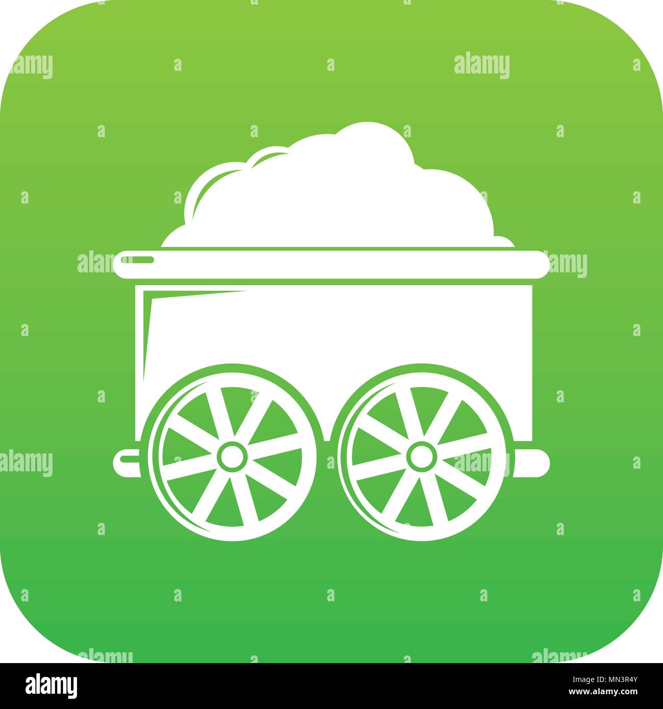 Train wagon icon green vector Stock Vector Image & Art - Alamy