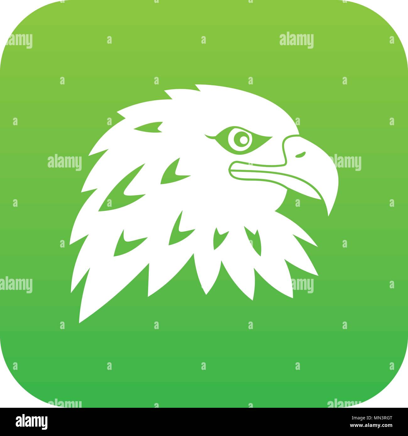 Eagle icon digital green Stock Vector Image & Art - Alamy