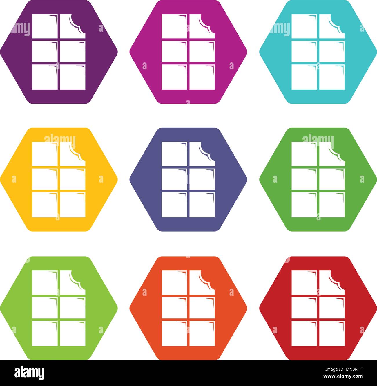 Bite chocolate icons set 9 vector Stock Vector Image & Art - Alamy