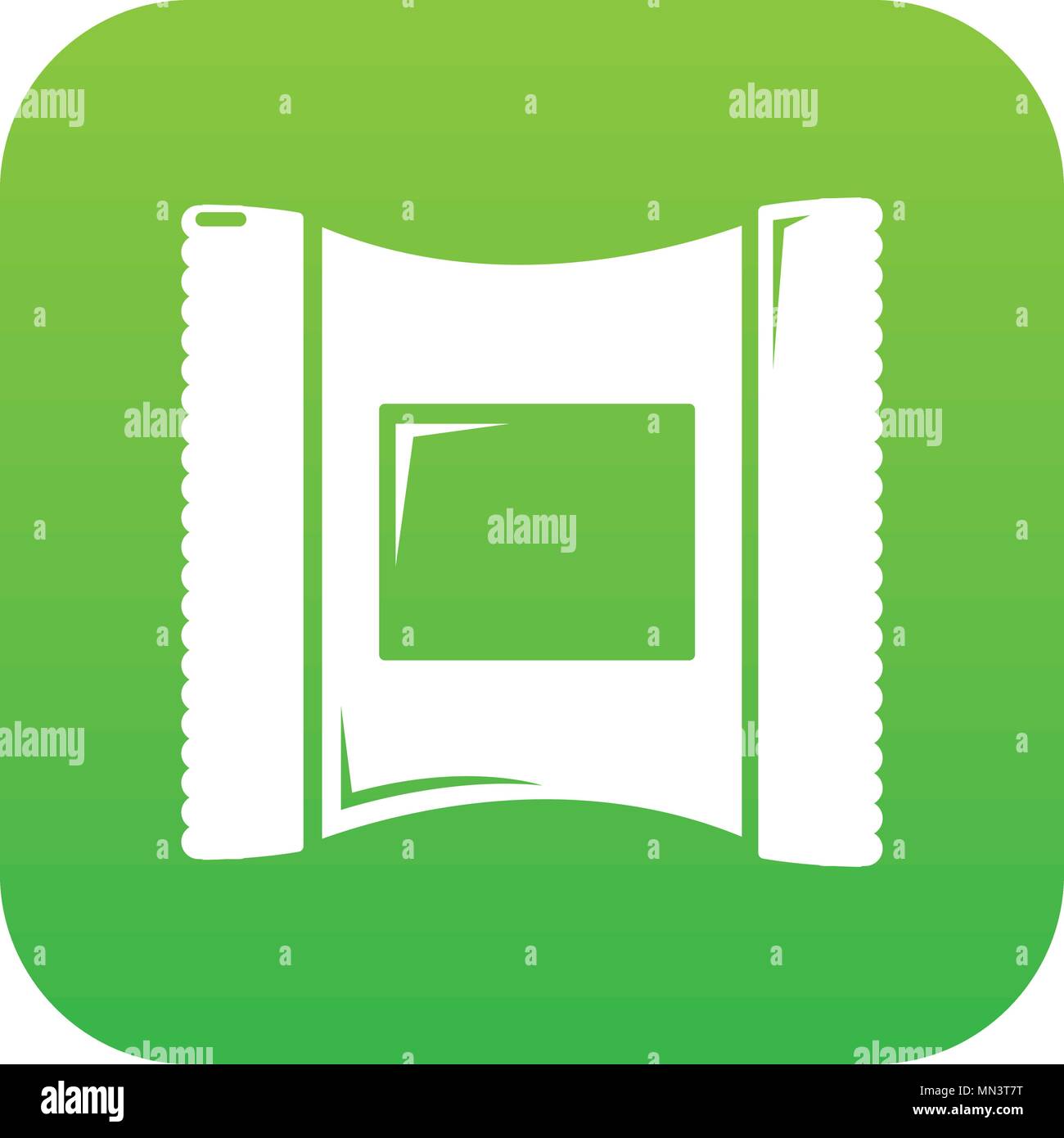 Wet wipes package icon green vector Stock Vector Image & Art - Alamy